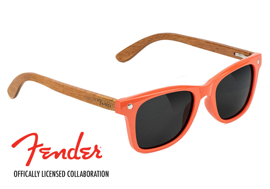 Fender Mikemo Fiesta Red Polarized Sunglasses | Glassy Eyewear